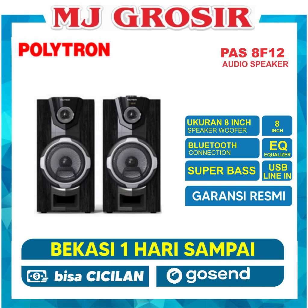 Jual Promo Polytron Speaker Audio Pas 8f12 Pas 8e12 Usb Bluetooth