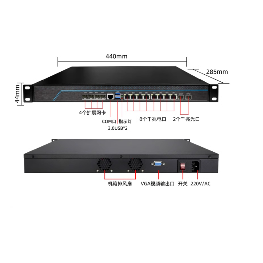 Jual 1U Firewall Server Router mikrotik routeros x86 pfsense Intel i7 8gb ram vyos linux windows ...