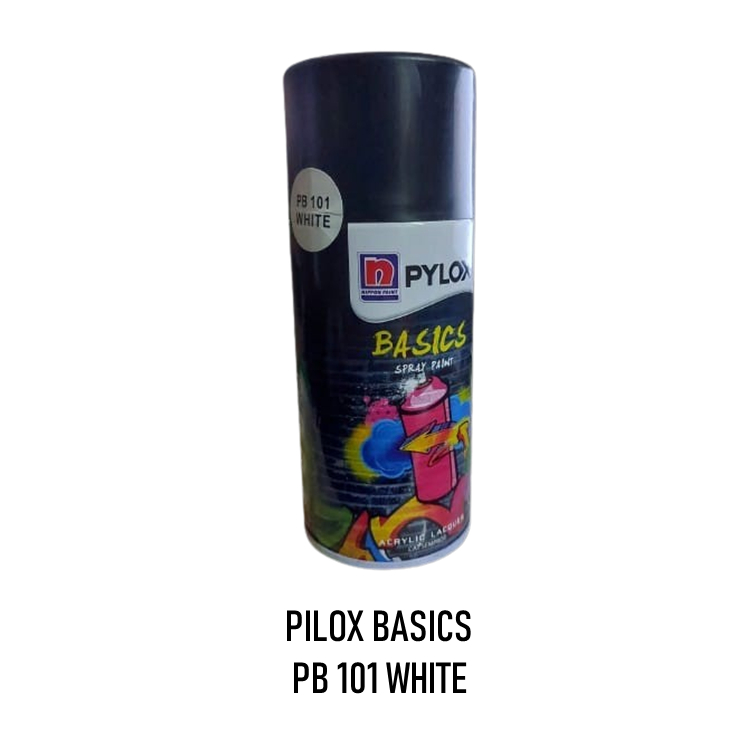 Jual Pilox Nippon Basics / Spray Paint PB 101 White - 300 cc | Shopee ...