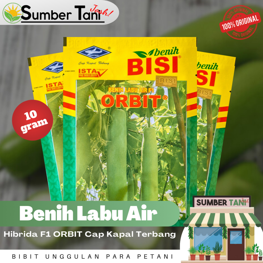 Jual Benih Labu Air Hibrida F1 ORBIT Chia Tai Seed Cap Kapal Terbang ...