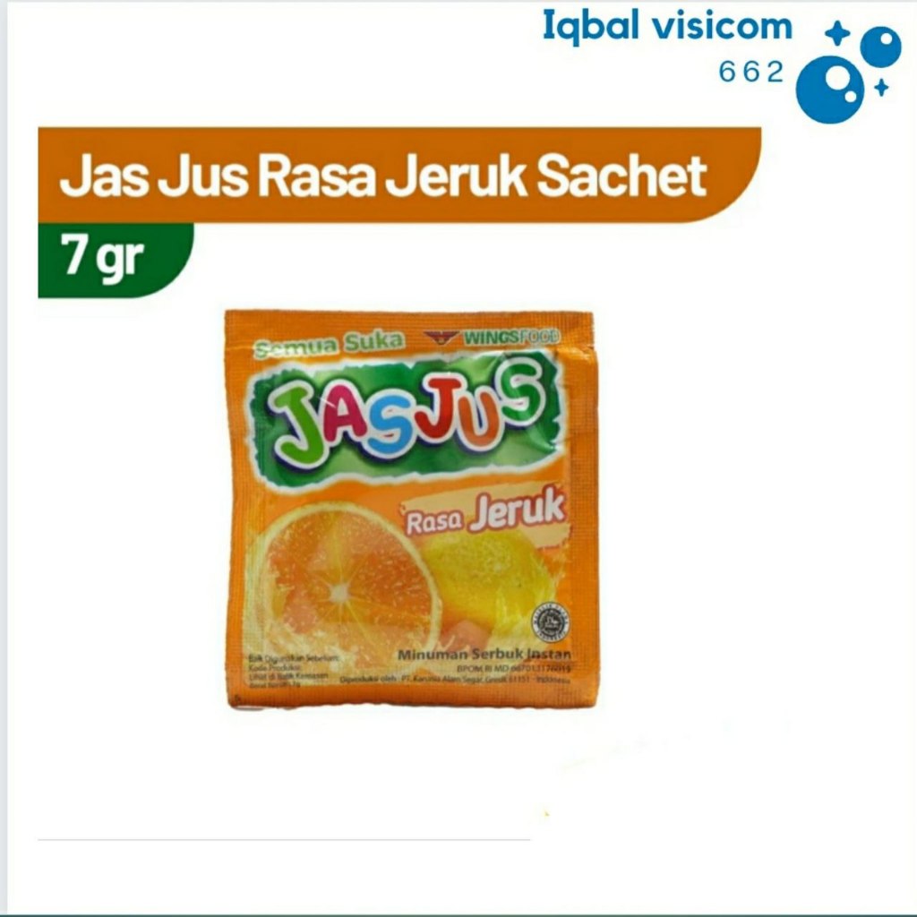 Jual Jas jus varian rasa Sachet 7 gr - Jeruk nipis | Shopee Indonesia