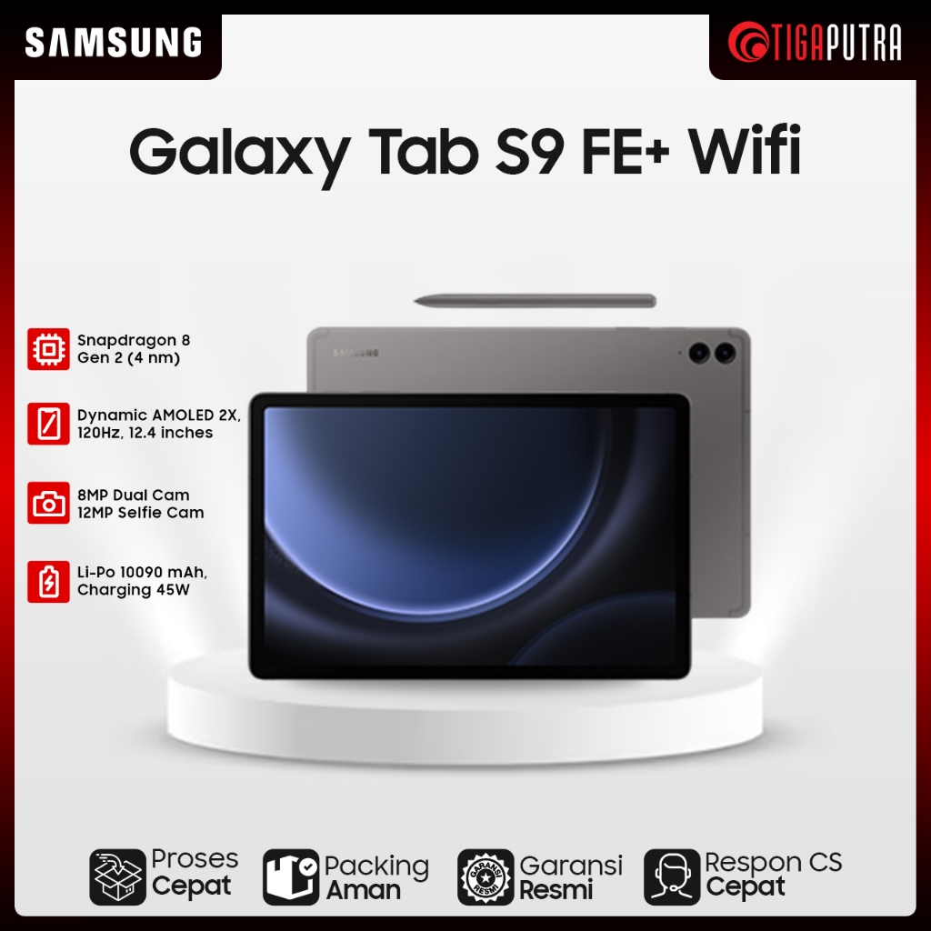 Jual Samsung Galaxy Tab S9 FE+ Wifi (RAM 8GB, ROM 128GB, Video ...