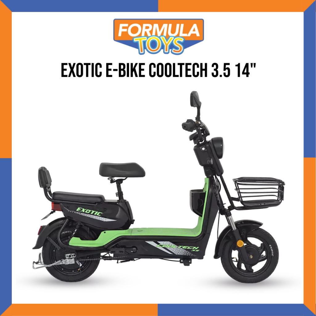 Jual SEPEDA LISTRIK EXOTIC E-BIKE COOLTECH 3.5 14" | Shopee Indonesia