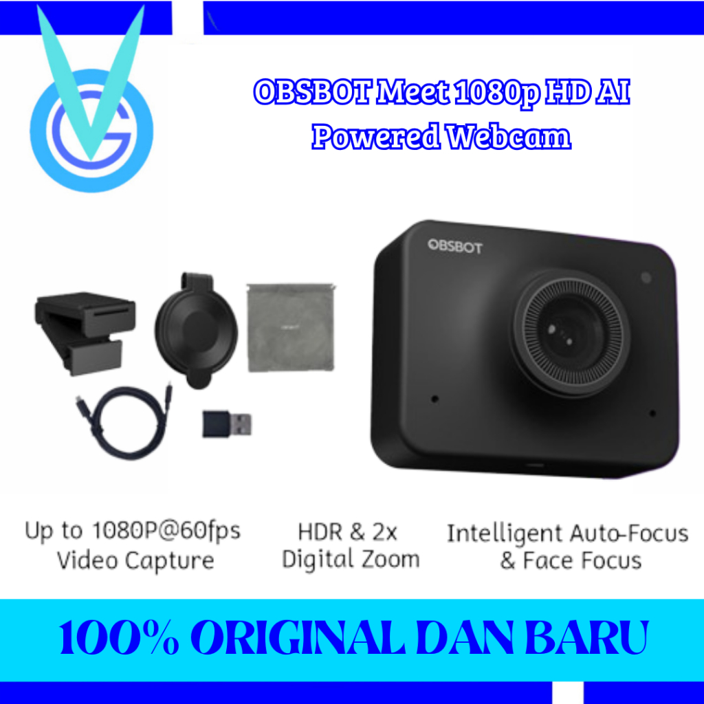 Jual OBSBOT Meet 1080p HD AI Powered Webcam | Shopee Indonesia