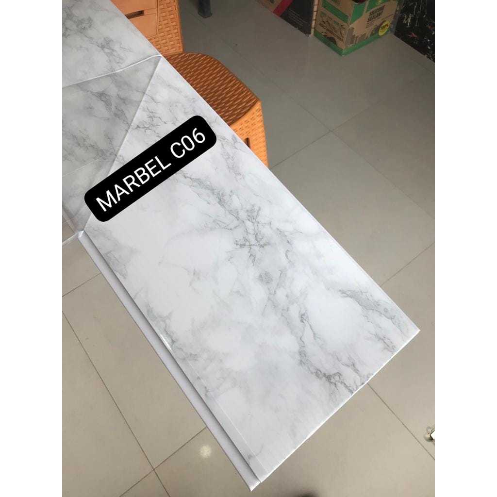 Jual Plafon PVC Putih Polos Putih Nat Harga Per Lembar Awet Berkualitas ...