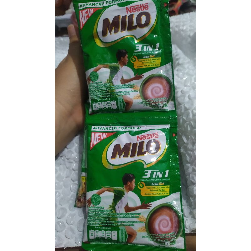Jual Nestle MILO Coklat 3 in 1.,1 Renteng isi 10 Sachet | Shopee Indonesia