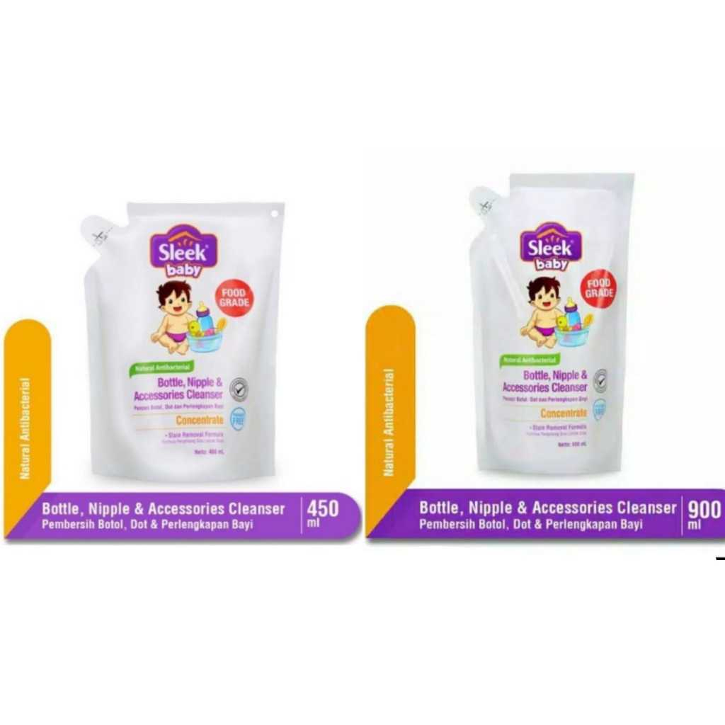 Jual Sleek cuci botol isi ulang#SLEEk Cairan pencuci botol refill#Sleek ...