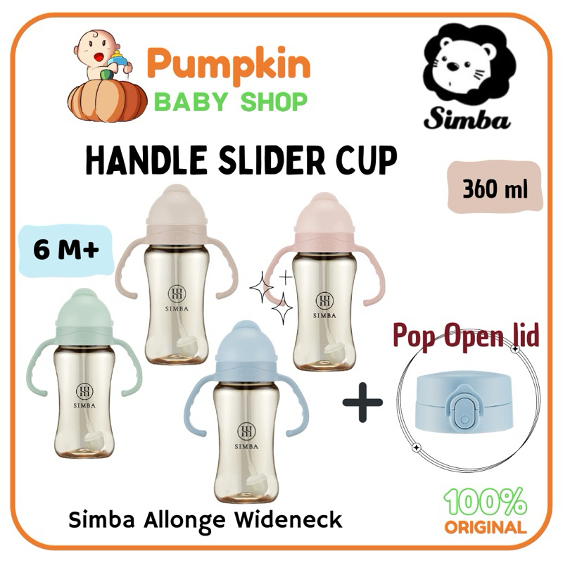 Jual SIMBA Allonge Wide Neck SLIDER CUP 360 / Botol minum anak | Shopee ...