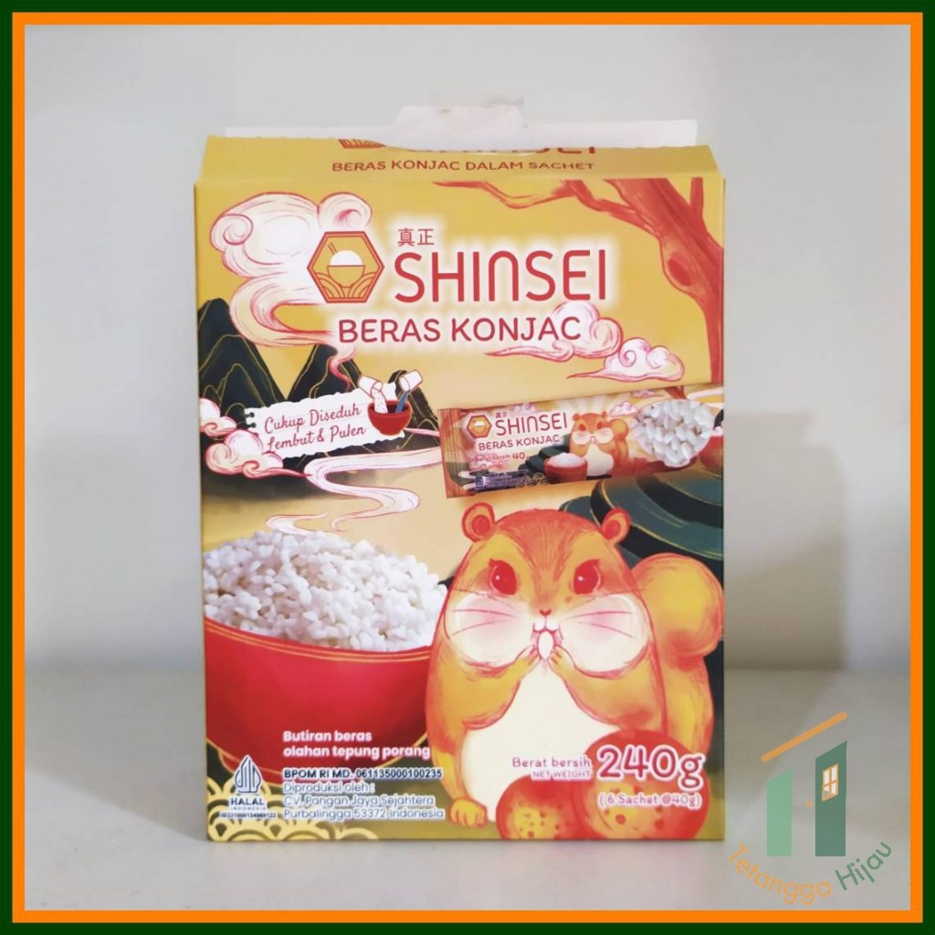 Jual Shinsei Shirataki Konjac Rice 240 gr | Beras Shirataki / Porang ...