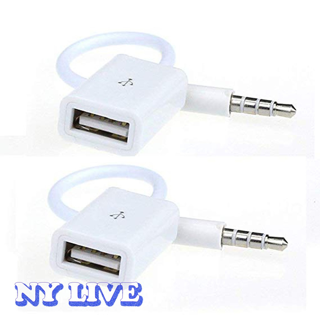 Jual KABEL AUDIO OTG ( SAMBUNGAN 3.5 MM KE OTG ) | Shopee Indonesia