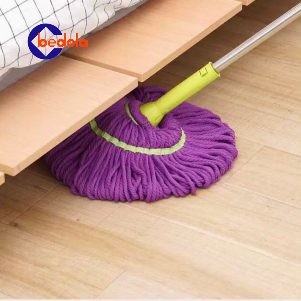 Jual TERBARU Bedola Alat Pel Lantai Magic Spin Mop Putar Praktis ...