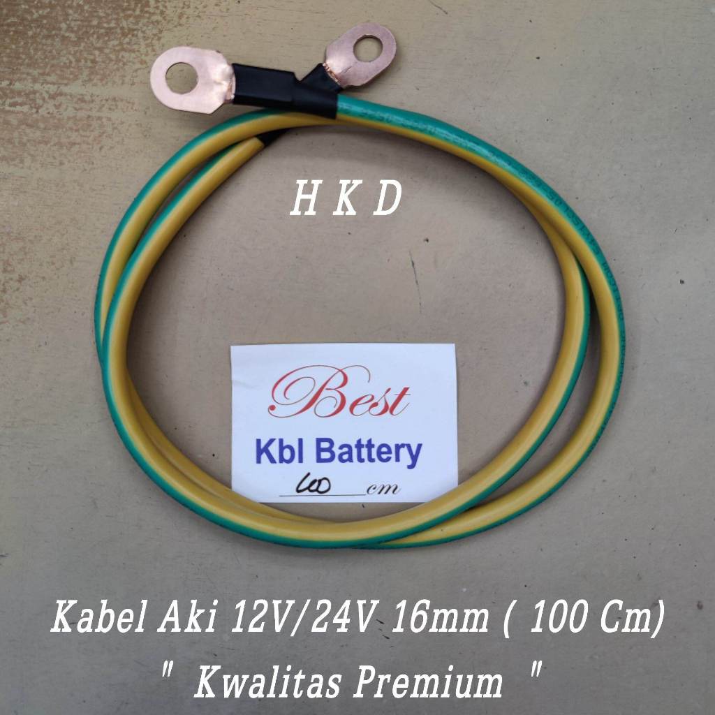 Jual KABEL AKI ACCU MOBIL 12V/24V 16MM PANJANG 100CM KWALITAS PREMIUM "BEST" | Shopee Indonesia