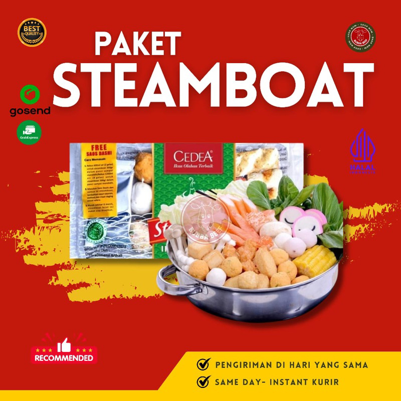 Jual Cedea Steamboat Olahan Ikan 500gr | Paket Steamboat Cedea ...