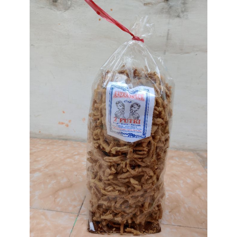 Jual keripik usus/ kripik usus ayam/ kripik usus ori 2kg/2000gram ...