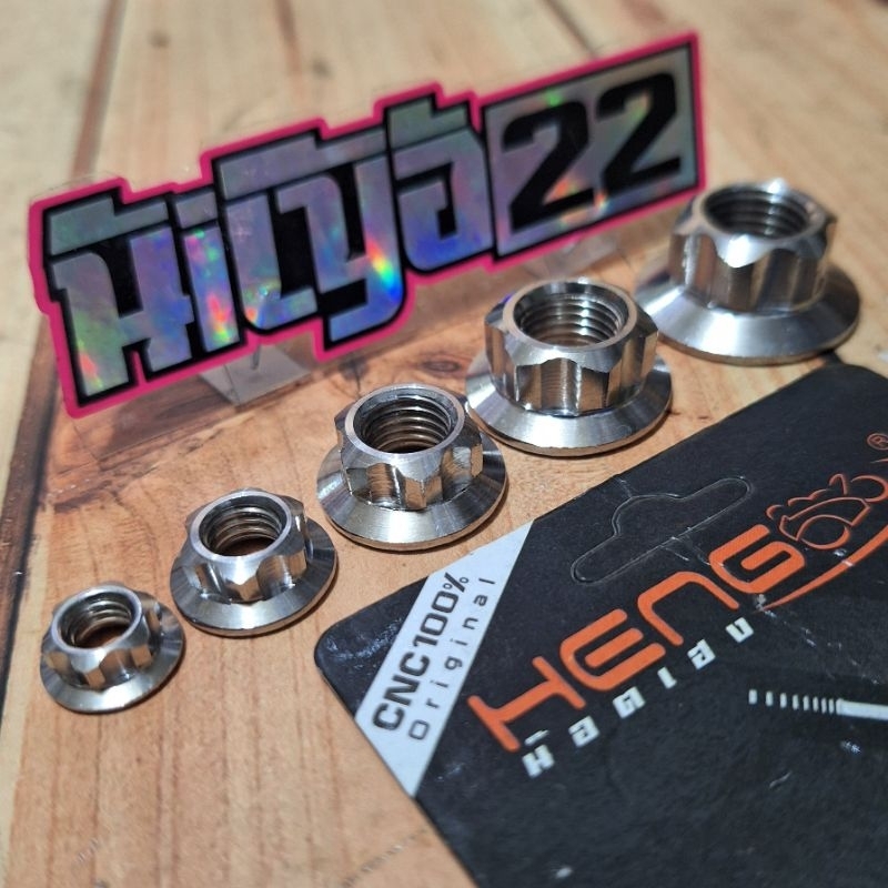 Jual mur 10 12 14 17 19 stainless matte probolt model gear original ...