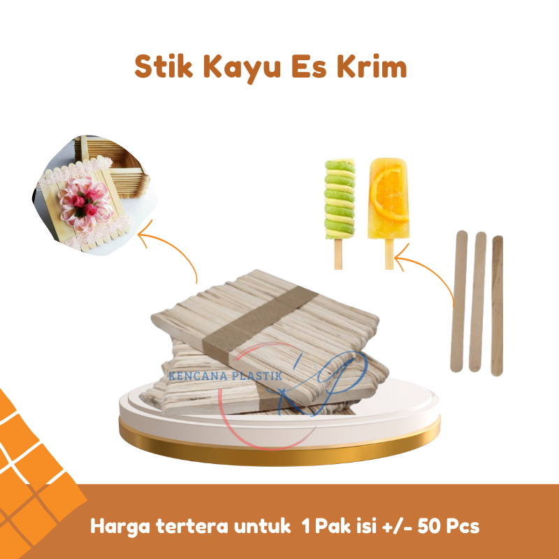 Jual Stik Es Krim Prakarya l Stick Ice Cream Isi 50 Pcs | Shopee Indonesia