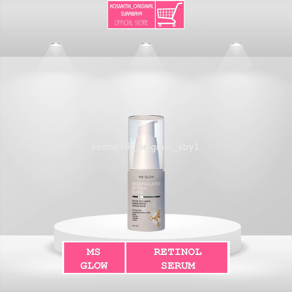 Jual MS Glow Serum Retinol / Encapsulated Retinol Elixir (Kemasan ... Jual MS Glow Serum Retinol / Encapsulated Retinol Elixir (Kemasan ...