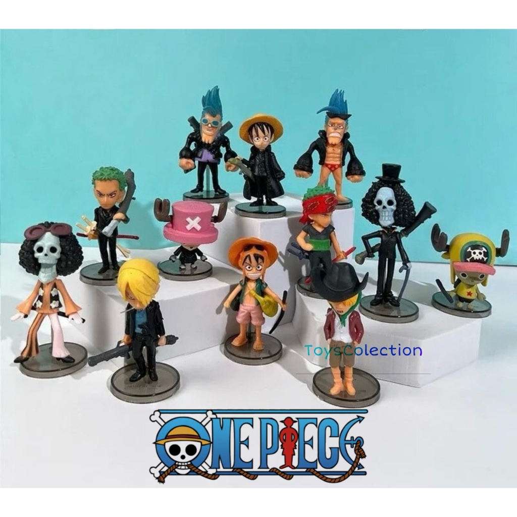 Jual ACTION FIGURE ONE PIECE LUFFY ZORO PIRATES BLACK GUN SET 6 PCS ...