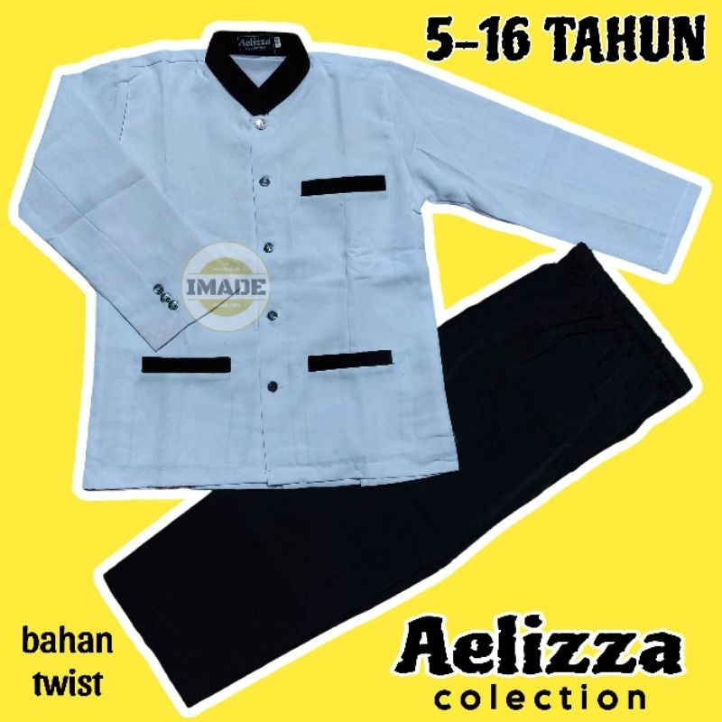 Jual Baju koko jasko anak satu set baju celana jasko anak lengan ...