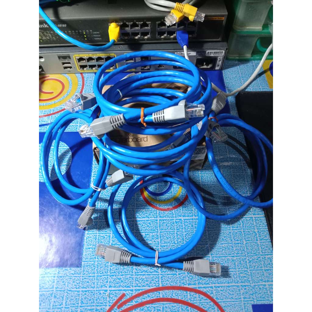 Jual KABEL LAN CAT6 GIGABYTE MERK COMMSCOPE PANJANG 1MTR [HANDMADE ...