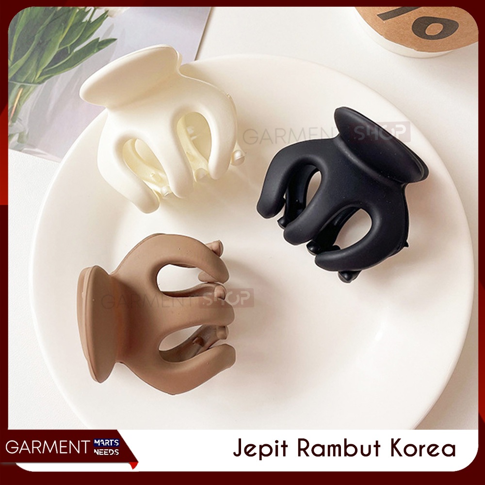Jual Jepit Rambut Matte Korean Style Jedai Doff Cakram Aksesoris Wanita ...