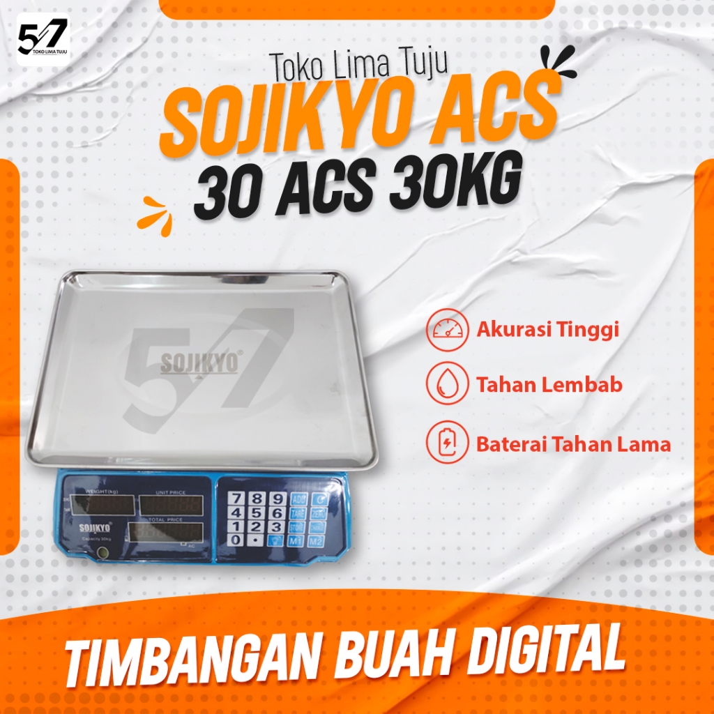 Jual Timbangan Laundry Digital Sojikyo Biru | Shopee Indonesia