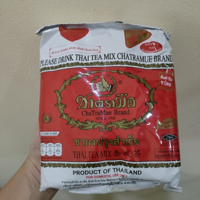 Jual CHATRAMUE THAI TEA MIX 400 GR ORIGINAL PACK | Shopee Indonesia