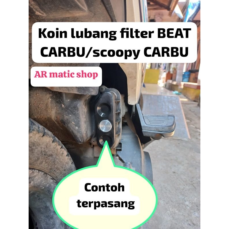 Jual Koin COIN LUBANG FILTER BEAT CARBU SCOOPY CARBU CNC | Shopee Indonesia