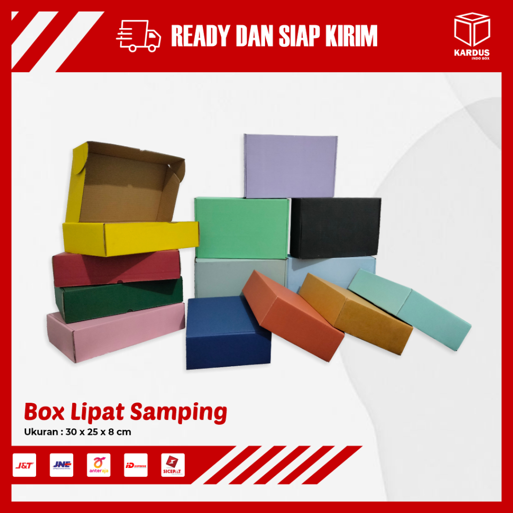 Jual KARDUS BOX BAJU SIZE 30 x 25 x 8 CM - KARTON/POLOS/KARDUS/BOX ...