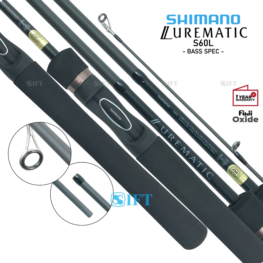 Jual Joran SHIMANO LUREMATIC BASS | Fuji | Casting Kolam Sungai Muara Laut [2023] Resmi | Shopee ...