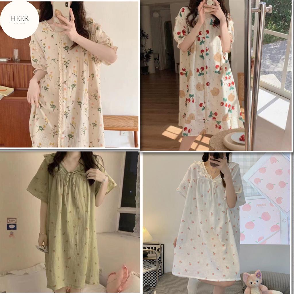 Jual HEER Piyama Daster Wanita Motif Cantik | Shopee Indonesia