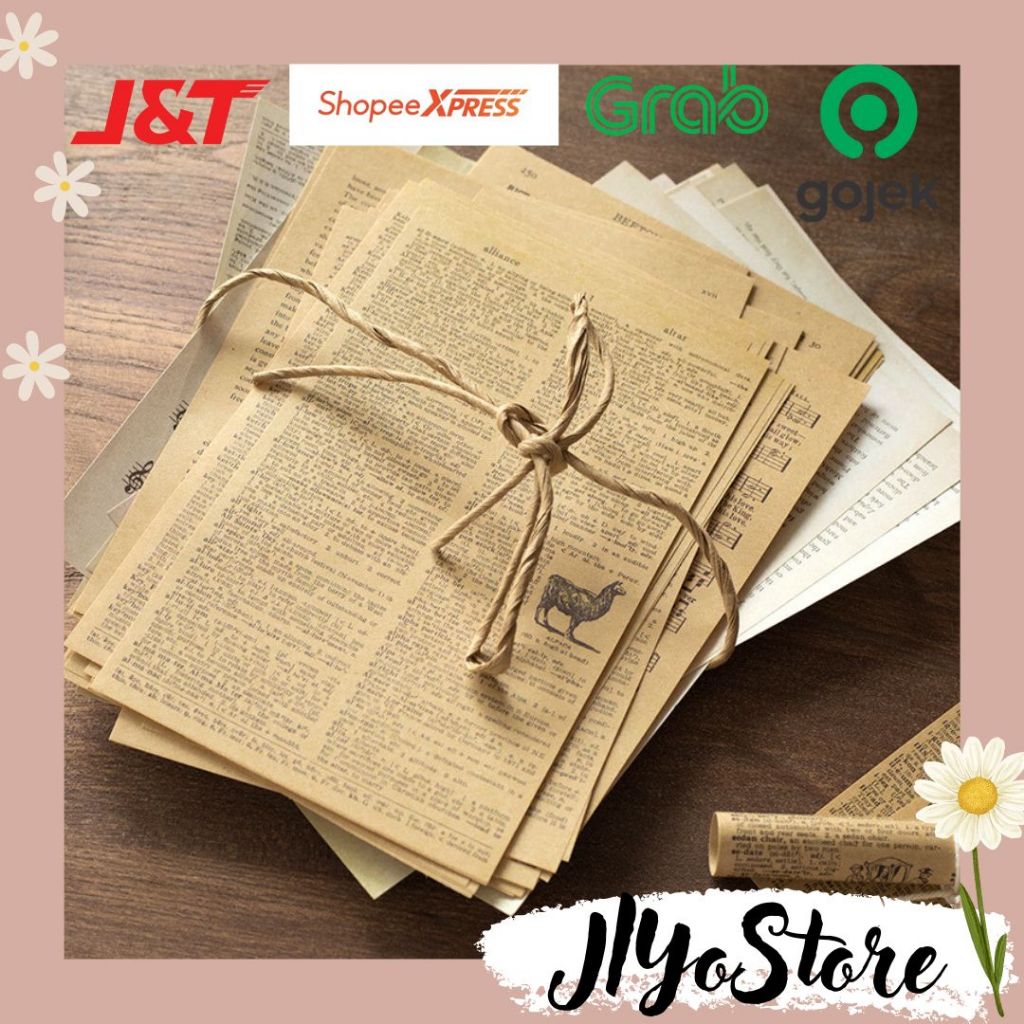 Jual 57lembar Kertas Dekor Paper Art Craft Scrapbook Journal Jurnal ...