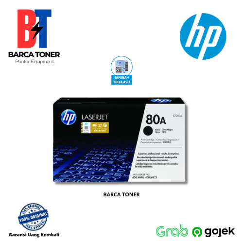 Jual Toner HP 80A Black Original LaserJet | Shopee Indonesia
