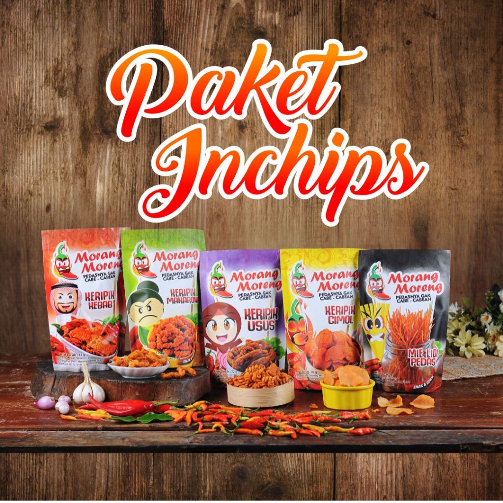 Jual Paket Combo Keripik Pedas Morang Moreng (Isi 5 Pcs) | Shopee Indonesia
