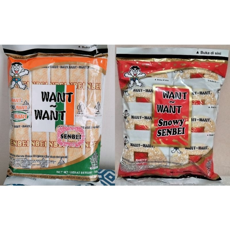 Jual Want Want Crackers / Krekers Beras / Snack Beras / Makanan Ringan ...