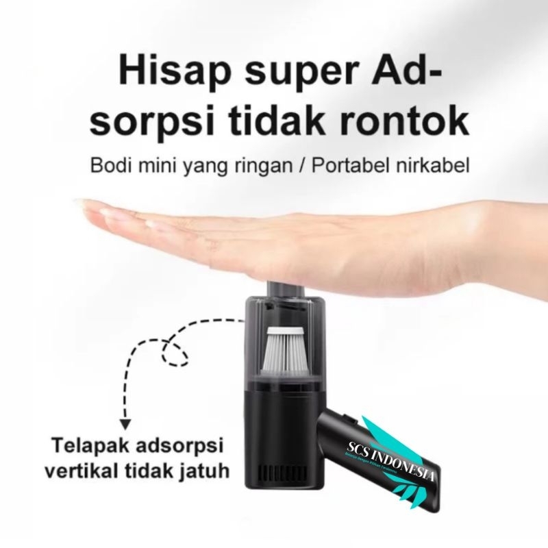 Jual Vacum Cleaner Portable Tanpa kabel 4 in 1 Penyedot Debu Multifungsi - SCS Indonesia ...