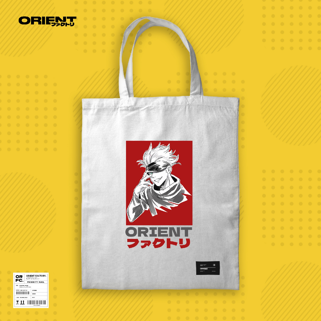 Jual Tote Bag Anime - Tote Bag Gojo Satoru Jujutsu Kaisen - ORIENT ...
