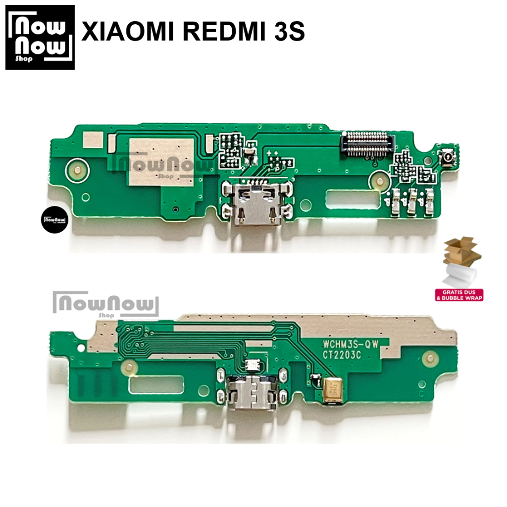 Jual BOARD KONEKTOR PAPAN CAS XIAOMI REDMI 3S PCB CONNECTOR CHARGER ...