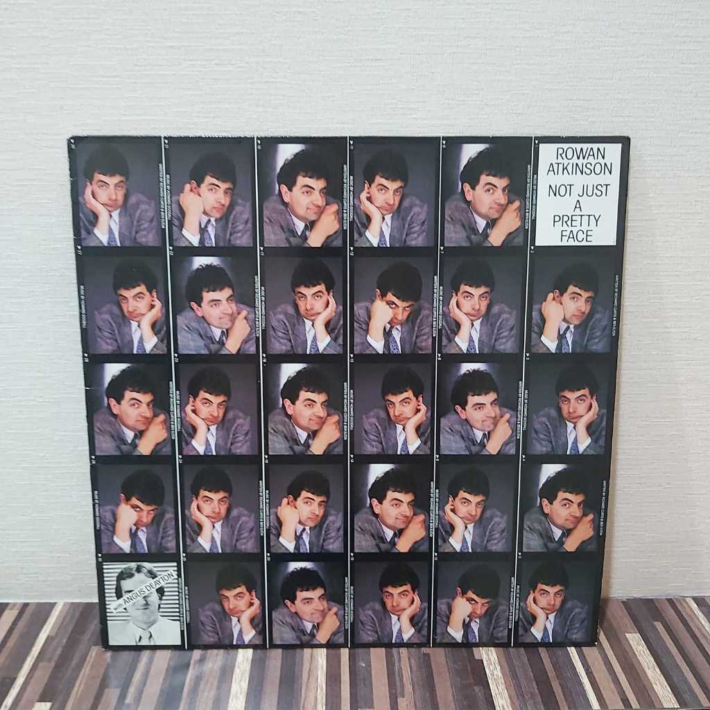 Jual Vinyl LP Rowan Atkinson - Not Just A Pretty Face (Mr. Bean, Comedy ...