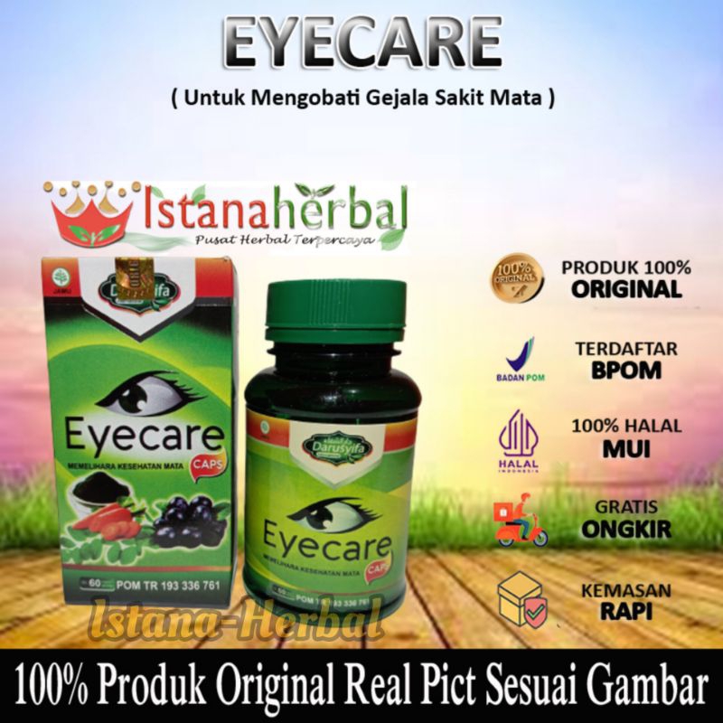 Jual Eyecare Caps Asli Herbal Original Obat Mata Plus Minus Rabun Dan ...