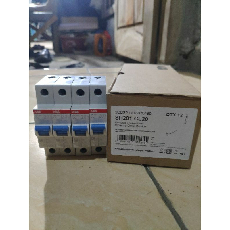 Jual MCB ABB 20A ORIGINAL | Shopee Indonesia