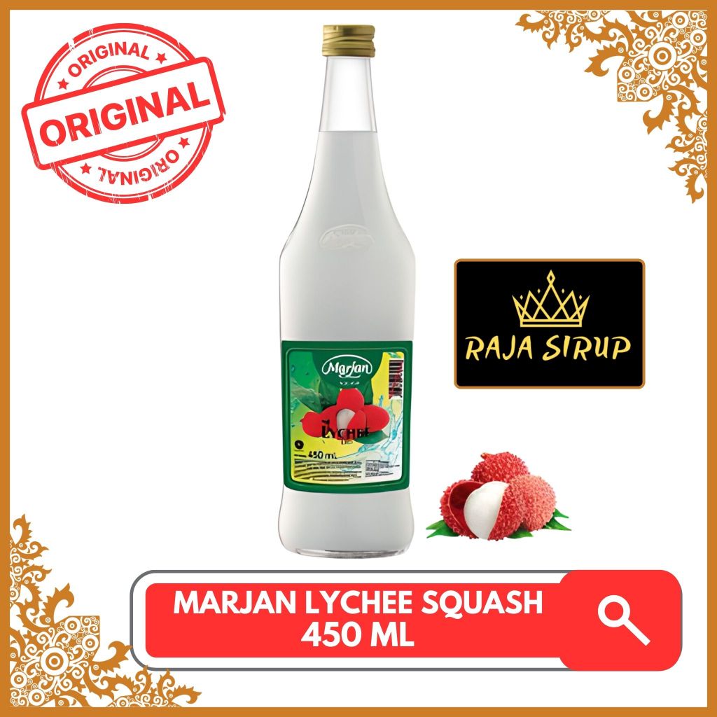 Jual Sirup Marjan Lychee Squash 425ml | Shopee Indonesia