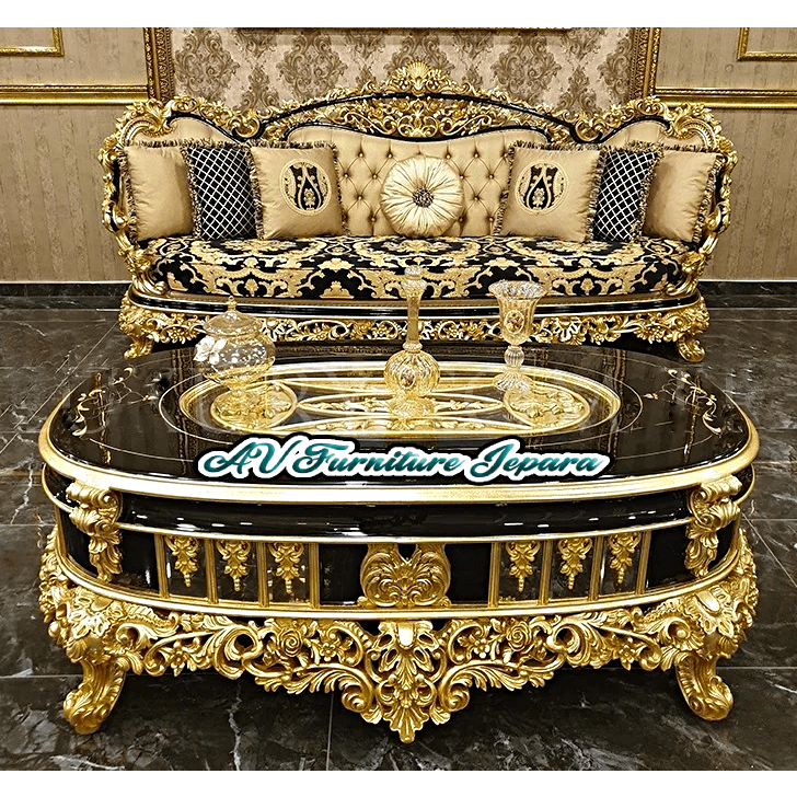 Jual Set Sofa Luxury Ruang Tamu Mewah Kursi sofa Sultan Terbaru | Shopee Indonesia