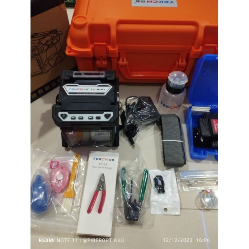 Jual fusion splicer tekcn tc 400/ Splicer TEKCN TC-400 Original/TKCN ...