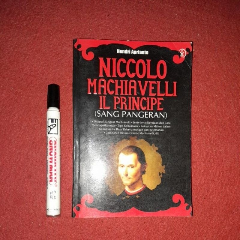 Jual Buku Niccolo Machiavelli Il Principe Hendri Aprianto | Shopee Indonesia