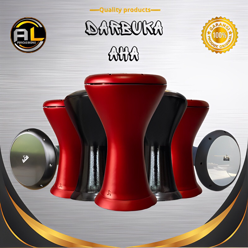 Jual DARBUKA AHA PERCUSSION ORIGINAL UKURAN STANDART 83/4 INC POLOS ...
