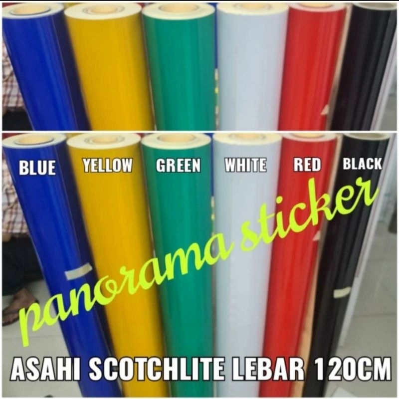 Jual Asahi Scotchlite Sticker Reflective lebar 120cm x 45mtr (1 Roll ...