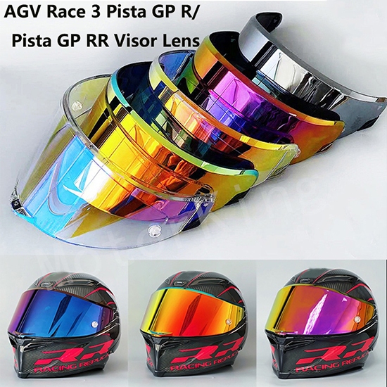 Jual Visor For Pista GP R / Pista GP RR / Corsa R Race 3 Revo Red/Blue ...