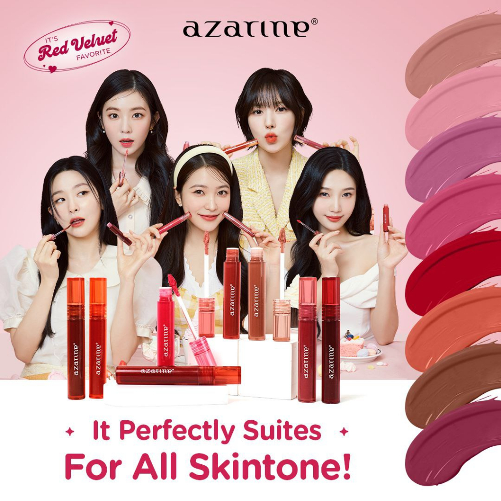 Jual Azarine X Red Velvet Velvety Lippie Cream Lippie Cake Lip Tint ...