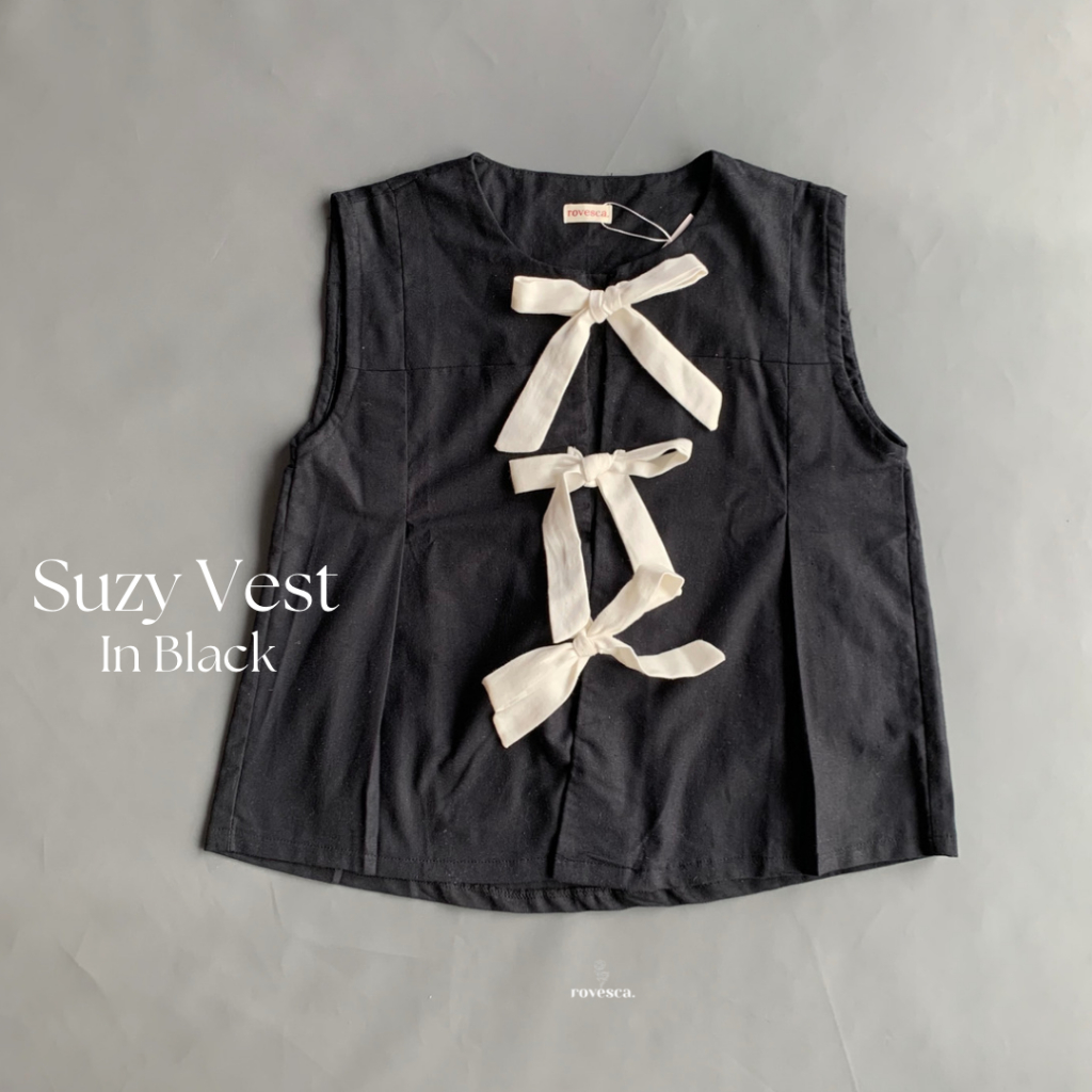 Jual ROVESCA - SUZY VEST // RIBBON VEST | Shopee Indonesia